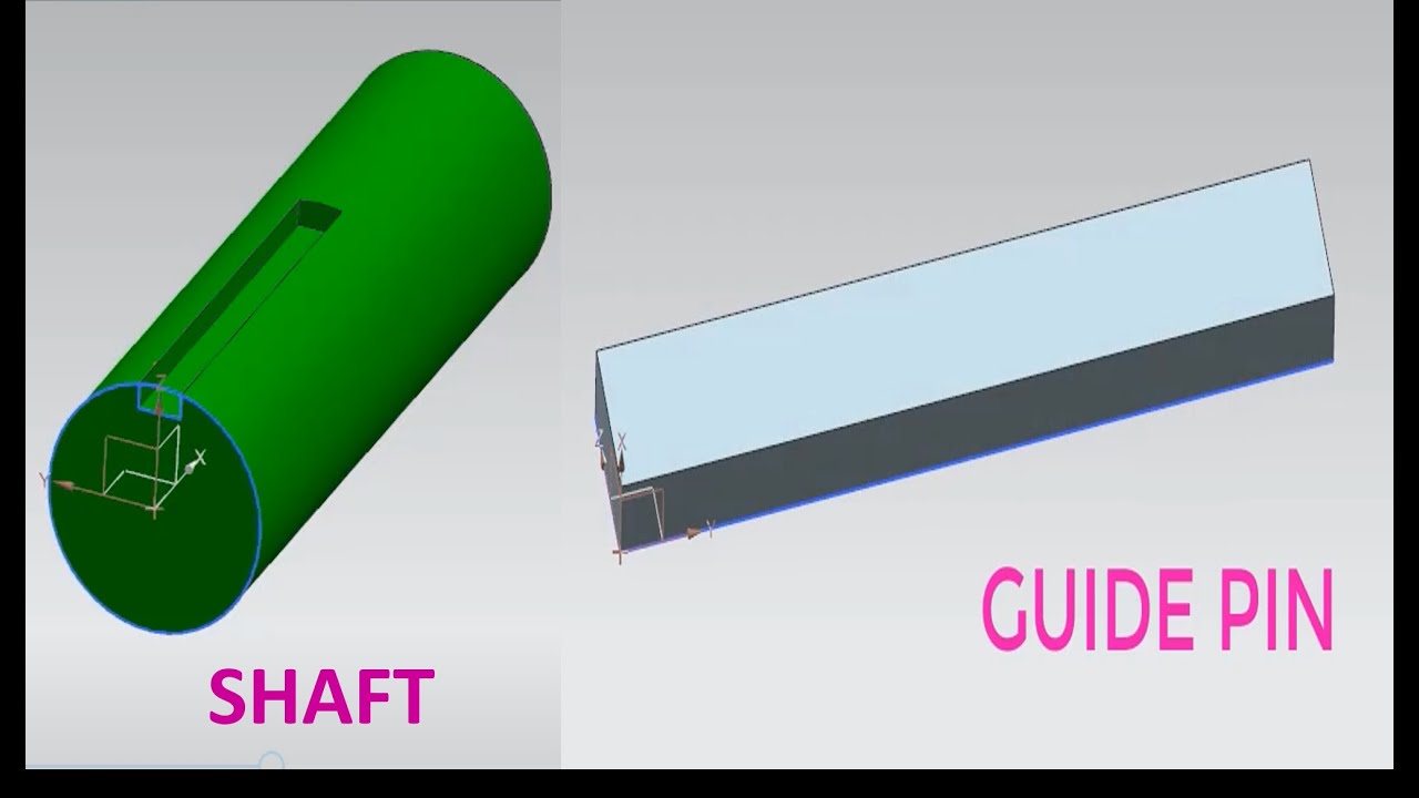 Oldham coupling assembly - NX(Unigraphics) || Part3 &4 - YouTube