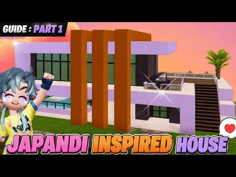 Heartopia | PART 1: JAPANDI Modern House Exterior (House Design Idea) # ...