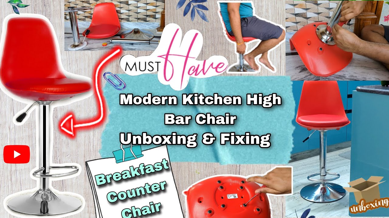 Modern Kitchen High Bar Chair | Ultimate Breakfast Counter Chair ...