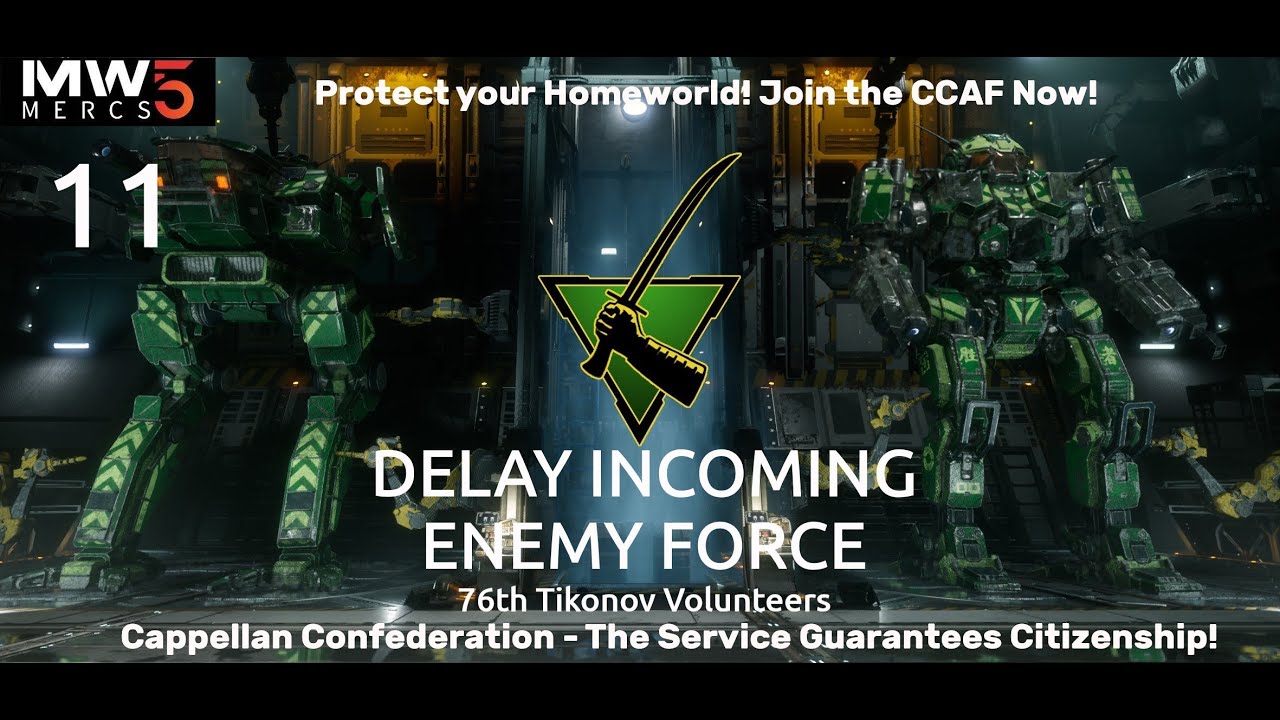 DELAY INCOMING ENEMY FORCE - YouTube