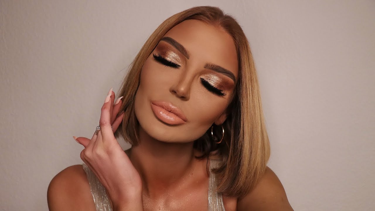 Glam Makeup Tutorial - YouTube