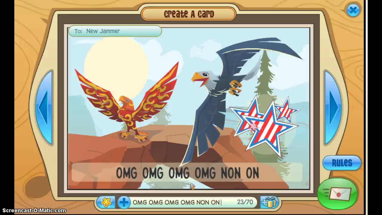 New Jammer/Fman122 Sent Me A Jam-a-gram On Animal Jam!!! - YouTube