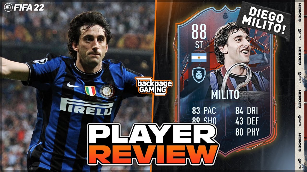 SUPERHERO STRIKER! 🦸 | 88 FUT HEROES DIEGO MILITO PLAYER REVIEW! | FIFA ...