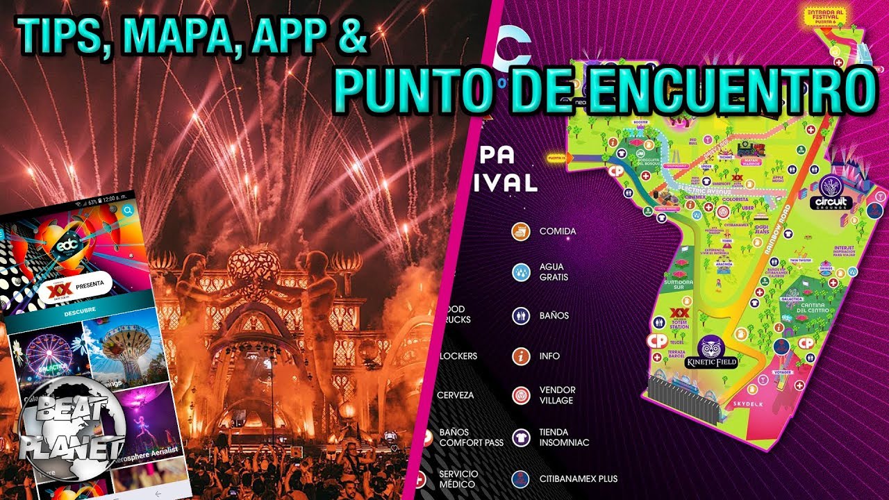 TIPS, MAPA Y PUNTO DE ENCUENTRO EDC MÉXICO 2019 - YouTube
