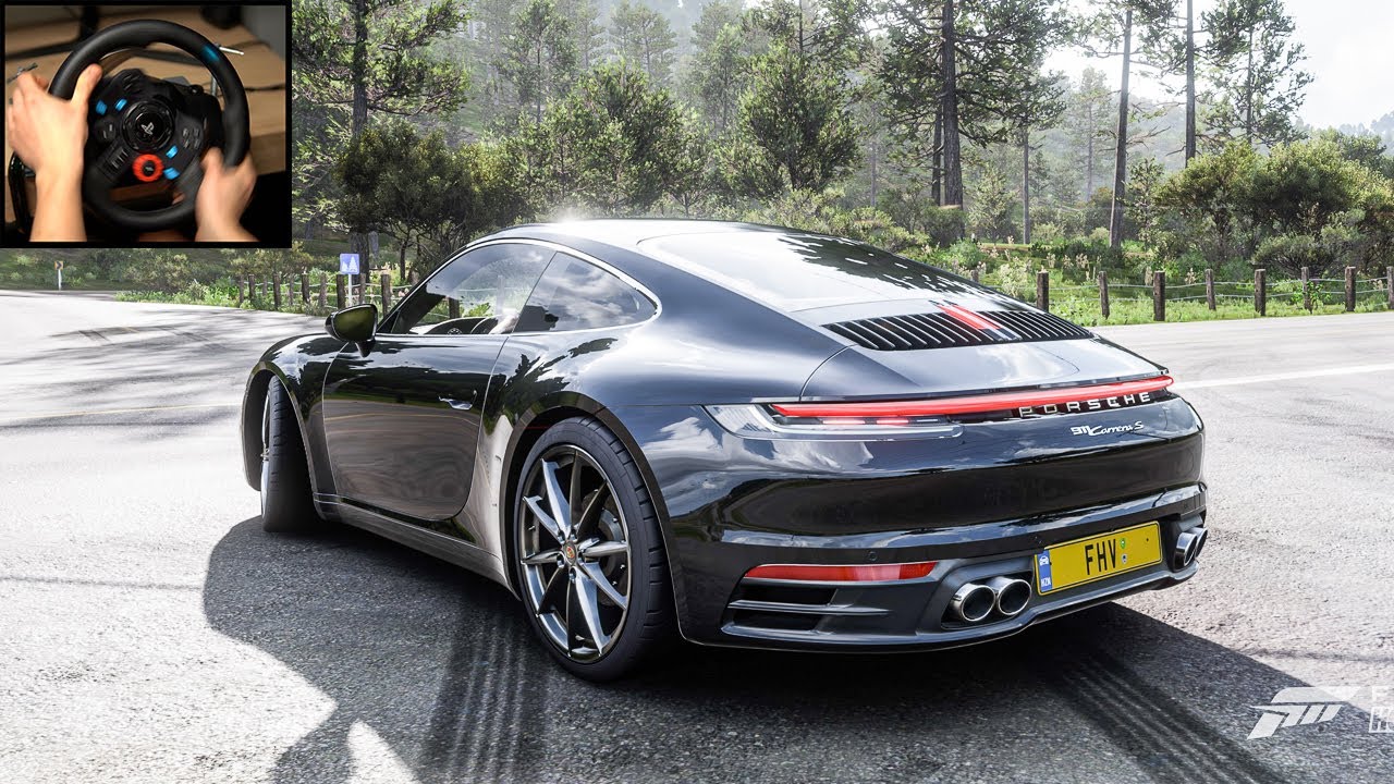 Porsche 911 Carrera S - Forza Horizon 5 | Logitech G29 Steering Wheel ...