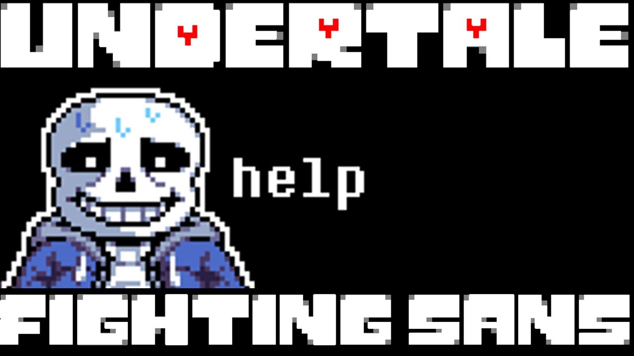 Beating Sans from Undertale Bits and Pieces - YouTube
