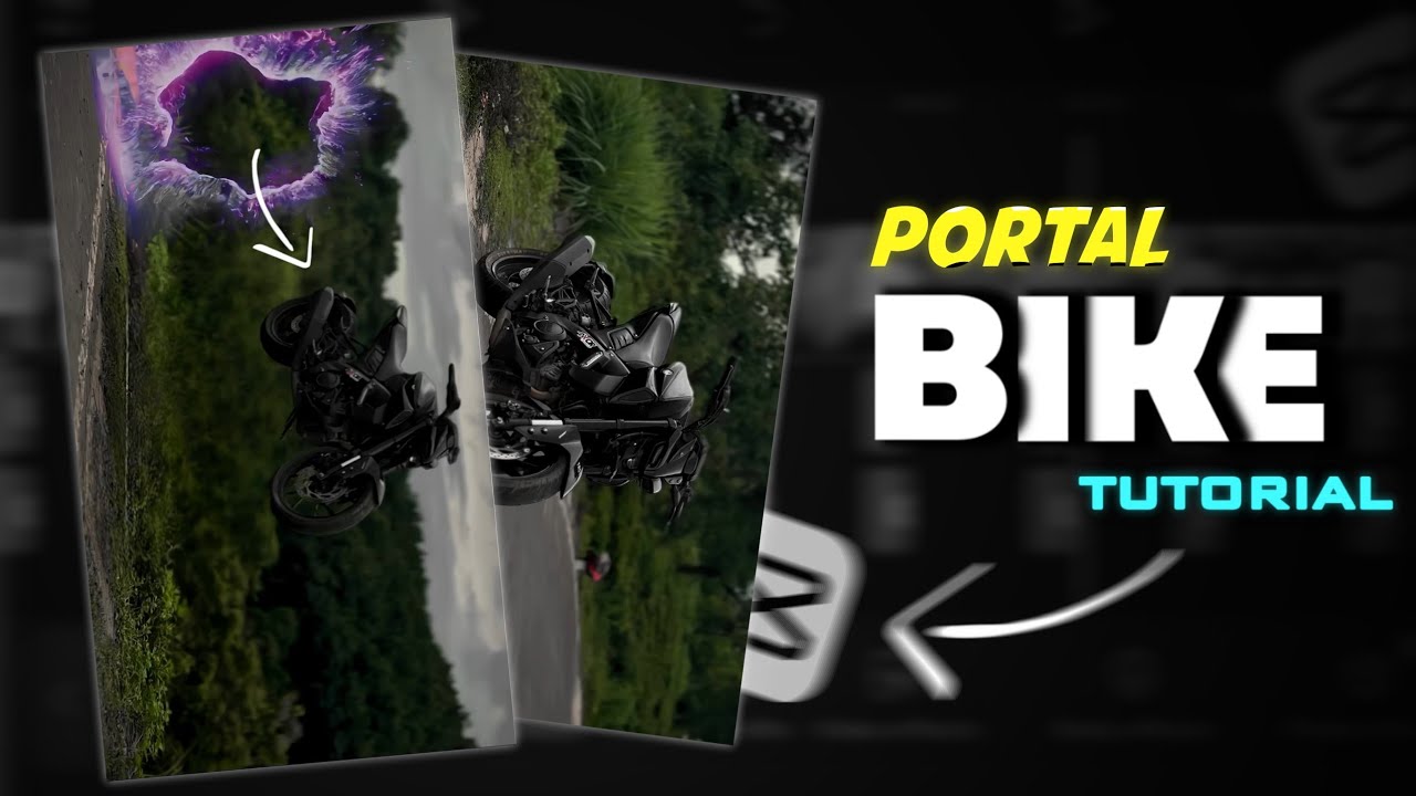 Instagram Trending Bike Video Editing | Portal VFX Bike Tutorial | In ...