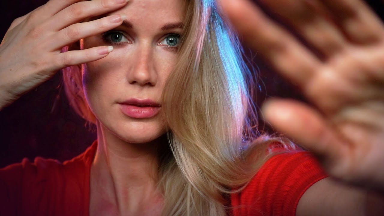 ASMR | MIRRORED TOUCH | Hand Movements & Hair Scratching | Isabel ...