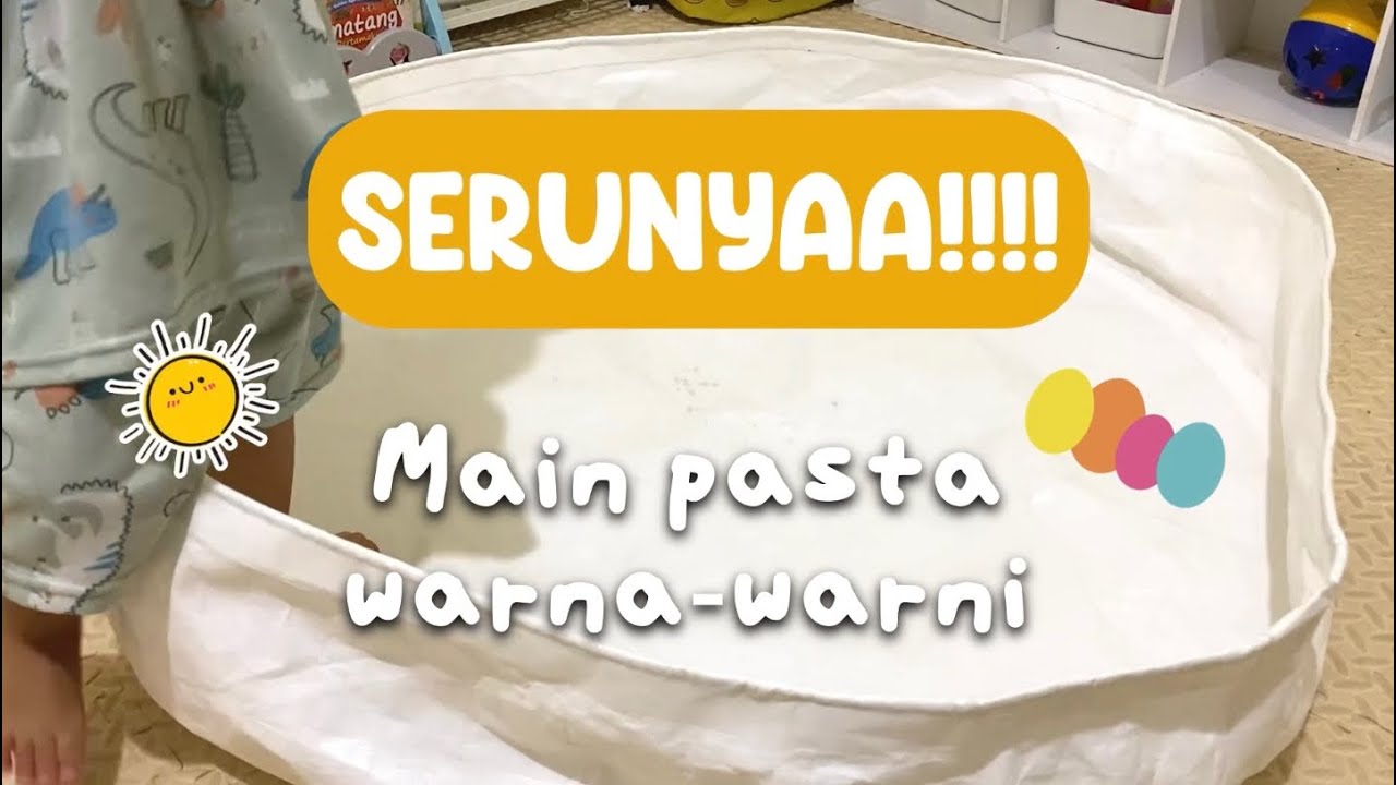 SERUNYA BERMAIN PASTA WARNA 🎨 | Belajar mengenal warna | Belajar ...