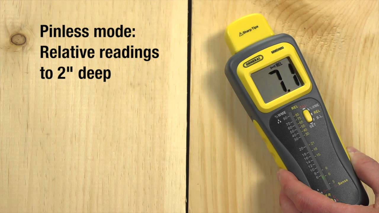 MMD900 - PIN/PINLESS DEEP SENSING MOISTURE METER WITH REMOTE PROBE ...