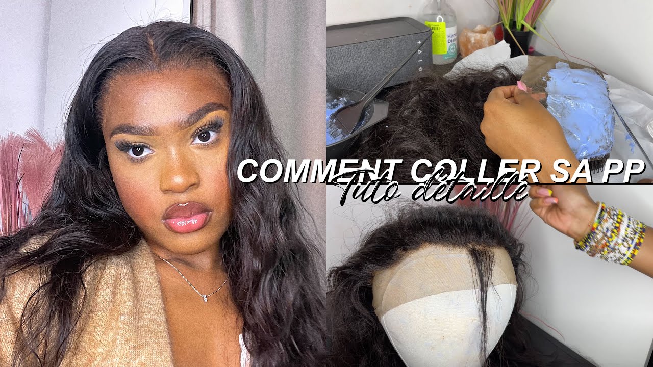 tuto détaillé : comment coller sa perruque ft Hairspells - YouTube