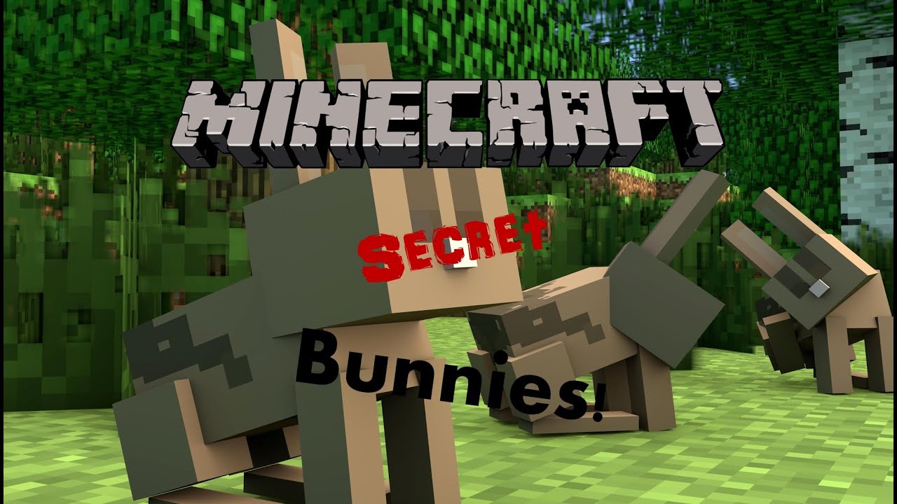 Tutorial: Secret Bunnies in Vanilla Minecraft! (Summon the Killer Bunny ...