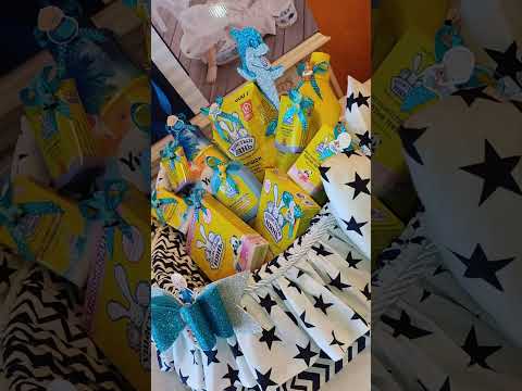 Xoş gəldin Ağa💙Xəstəxana çıxışı uşaq xonçaları🎁🧸🎁@bebelus_ganja #babyboy #diapercake #baby #ganja