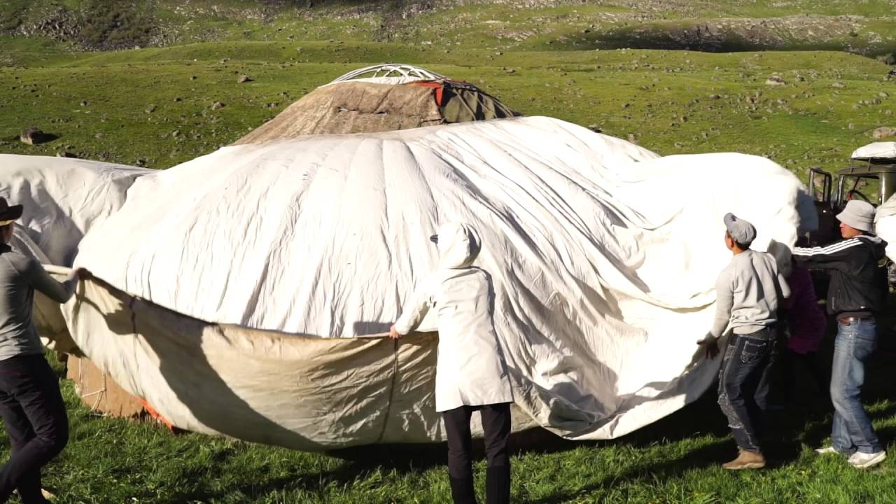 Building the ger home - YouTube