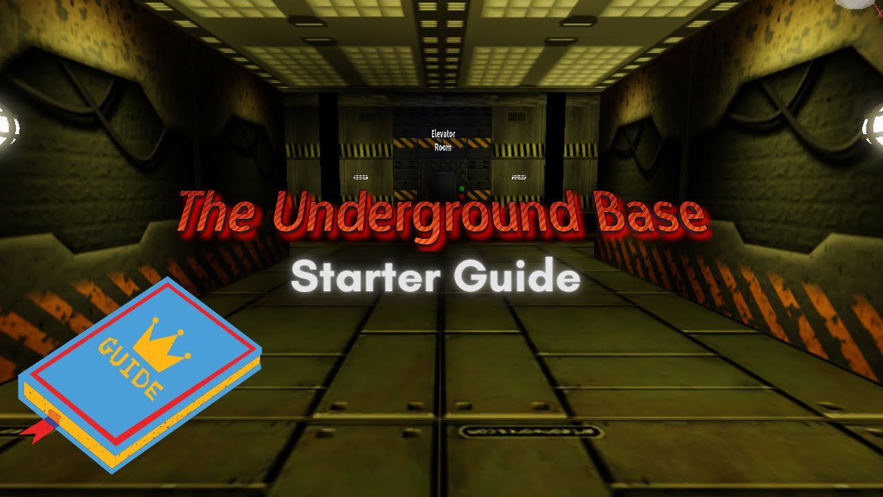 The Underground Base: Starter Guide - YouTube