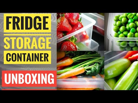 Fridge Organizer unboxing |storage container | Fridge organizer ...
