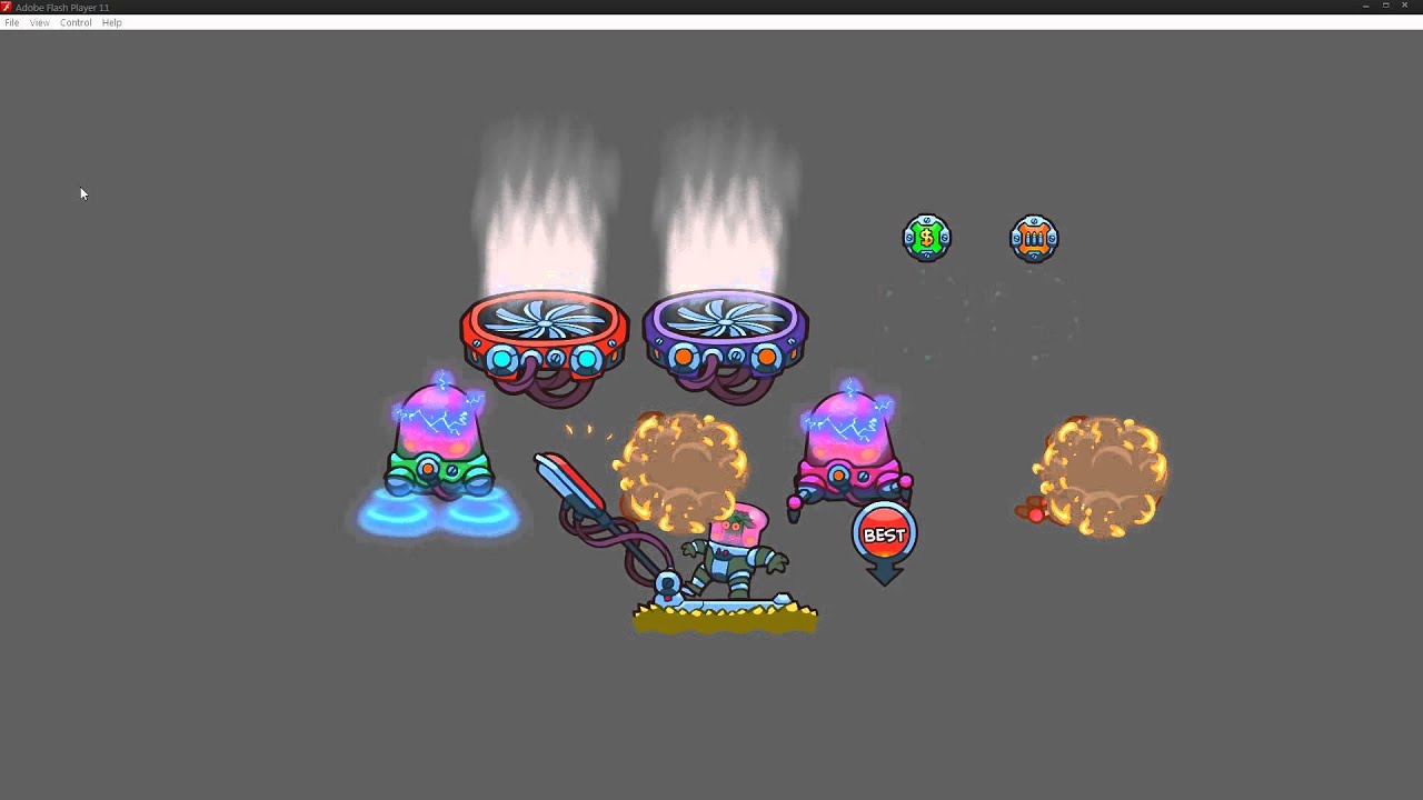 Several animations of the game "Canoniac Launcher2" - YouTube