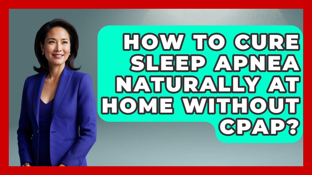 How To Cure Sleep Apnea Naturally At Home Without CPAP? - Sleep ...