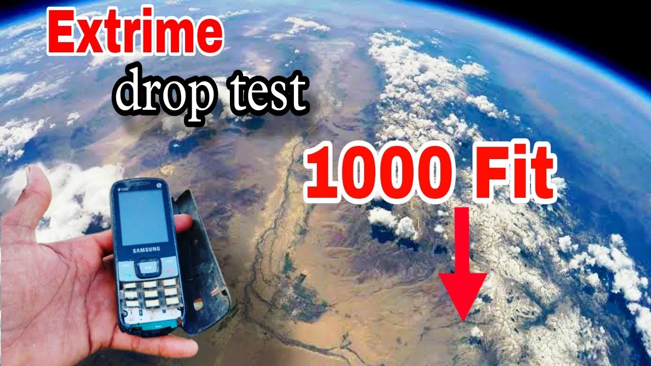 Samsung phone extrime drop test on 1000 Fit 😱लाखो का नुक्सान😭 #phone # ...