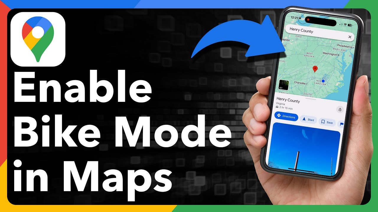 How To Enable Bike Mode In Google Maps - YouTube