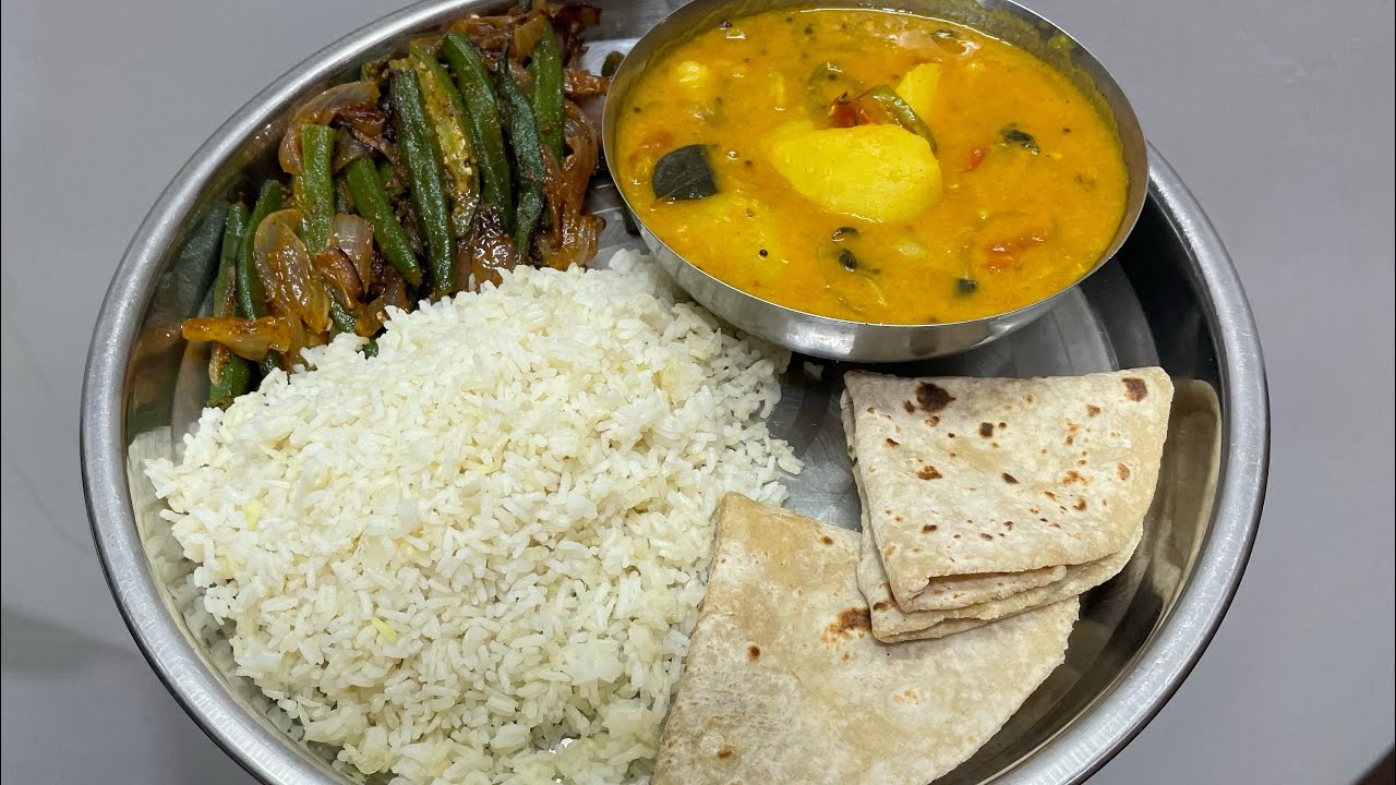 Simple & special lunch Thali-How to make lunch Thali-लंच थाली बनाने की ...
