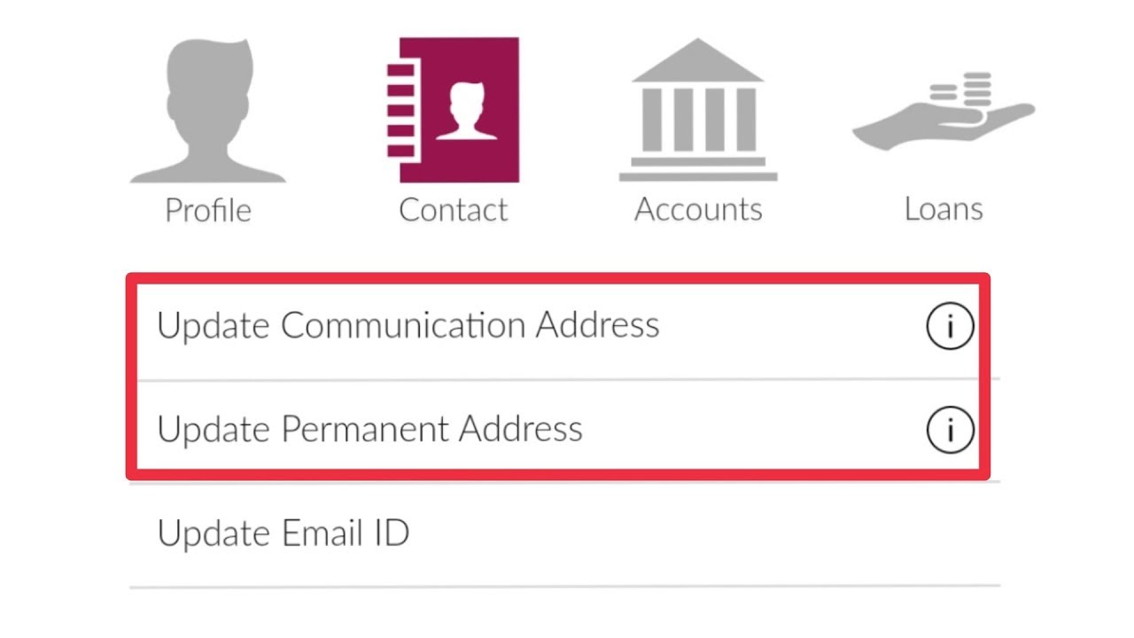 How To Update Communication & Permanent Address || Change in Axis ...
