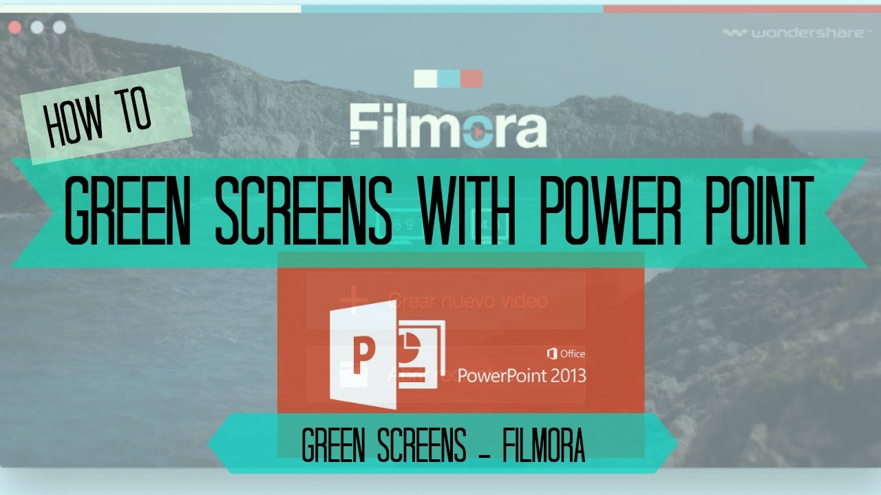 TUTORIAL HOW TO MAKE A GREEN SCREENS WITH POWER POINT + FILMORA - YouTube