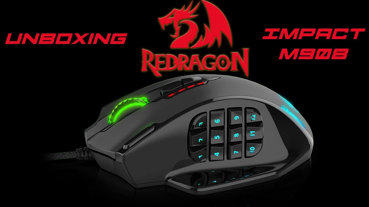 Redragon Impact M908 unboxing - YouTube