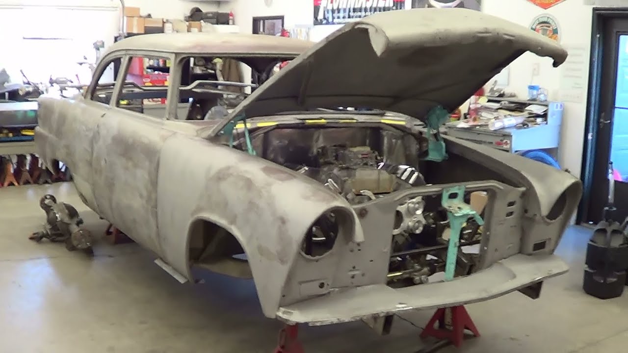1955 Plymouth Savoy Alloway Street Rod Up Date - YouTube