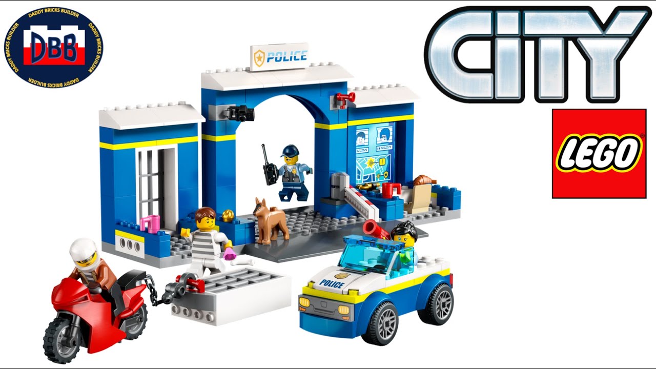 LEGO CITY 60370 Police Station Chase - Speed Build - YouTube