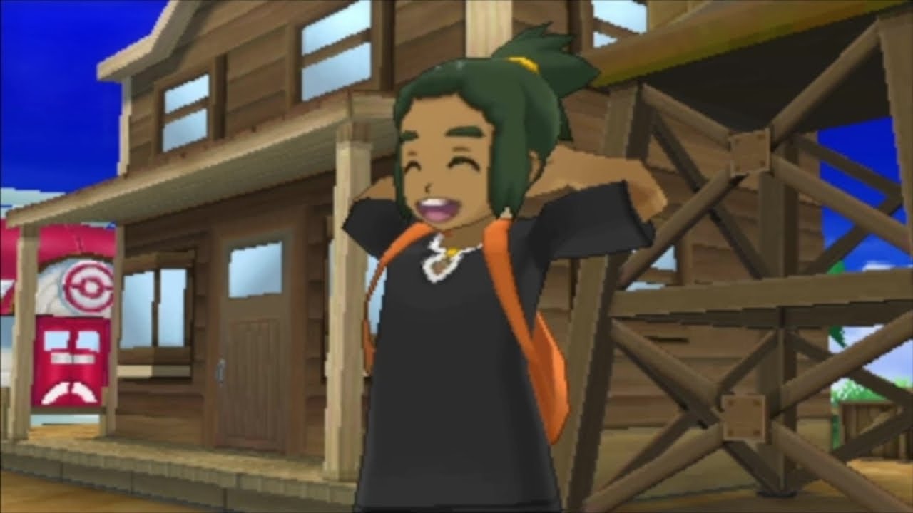 Pokémon Sun/Moon - Hau Battle #4 (Paniola Town) - YouTube