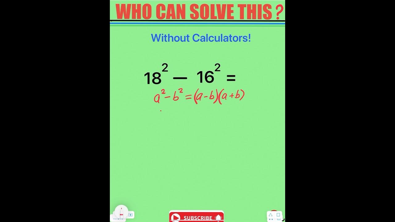 HOW TO SOLVE THIS WITHOUT CALCULATORS #youtubeshorts #shorts #mathematics - YouTube