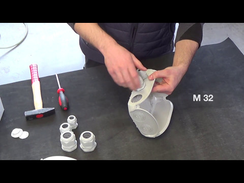 Metrische Vorprägungen richtig ausschlagen / Open metric knockouts correctly