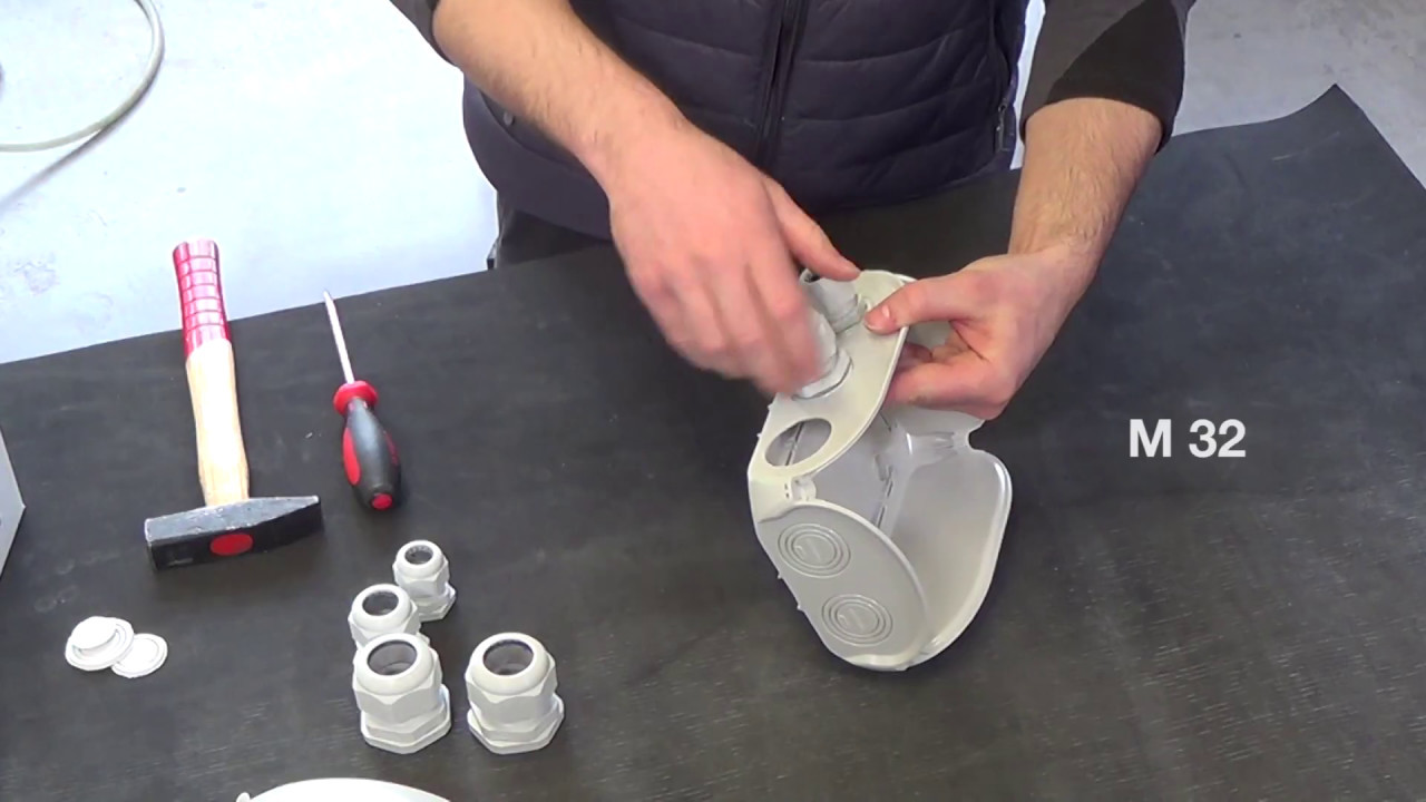 Metrische Vorprägungen richtig ausschlagen / Open metric knockouts ...