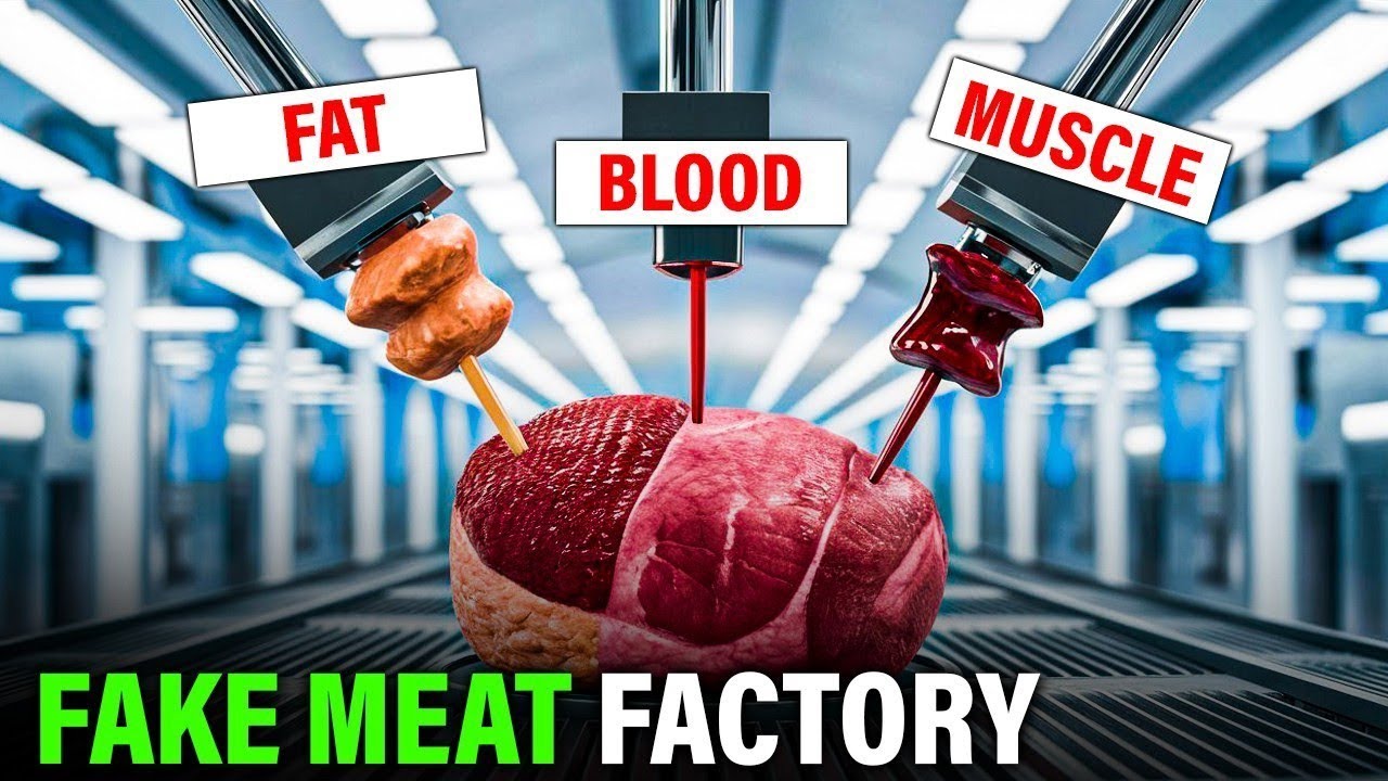 How Fake Meat Made In Factory | Fake Meat Production | INFIO - YouTube