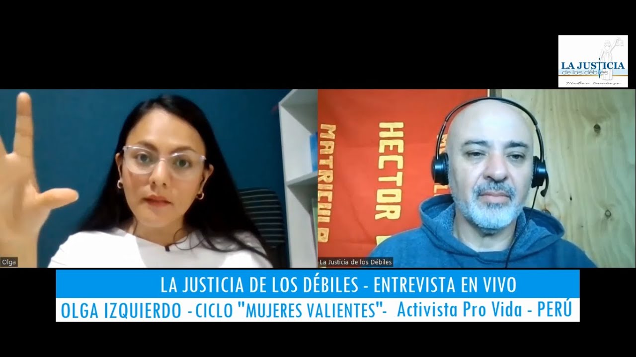 "LA JUSTICIA DE LOS DÉBILES" - Entrevista a OLGA IZQUIERDO, Ciclo ...