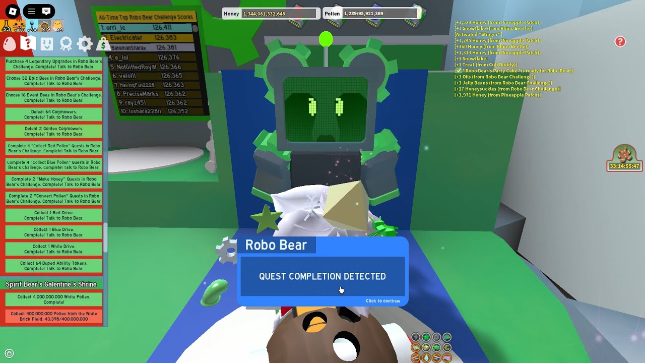 Complete Robo Bear Beesmas Quest......YAPPY(Bee Swarm Simulator) - YouTube