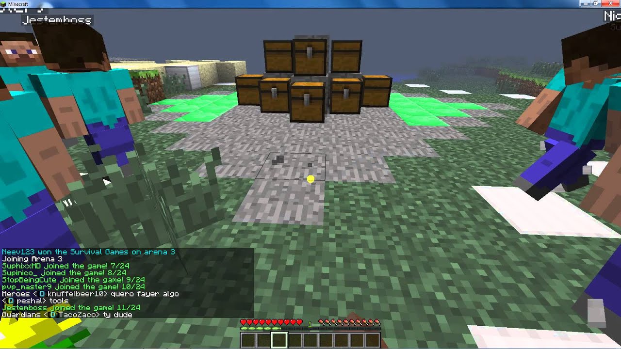 Minecraft Hunger Games Prat 2 - YouTube