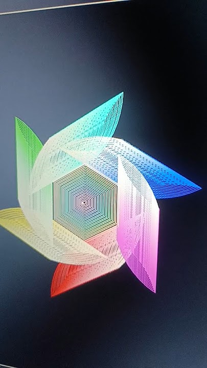 Creating Hexagon Design Using Python Turtle🐍🐢 Python Programming Designcoding Shorts 