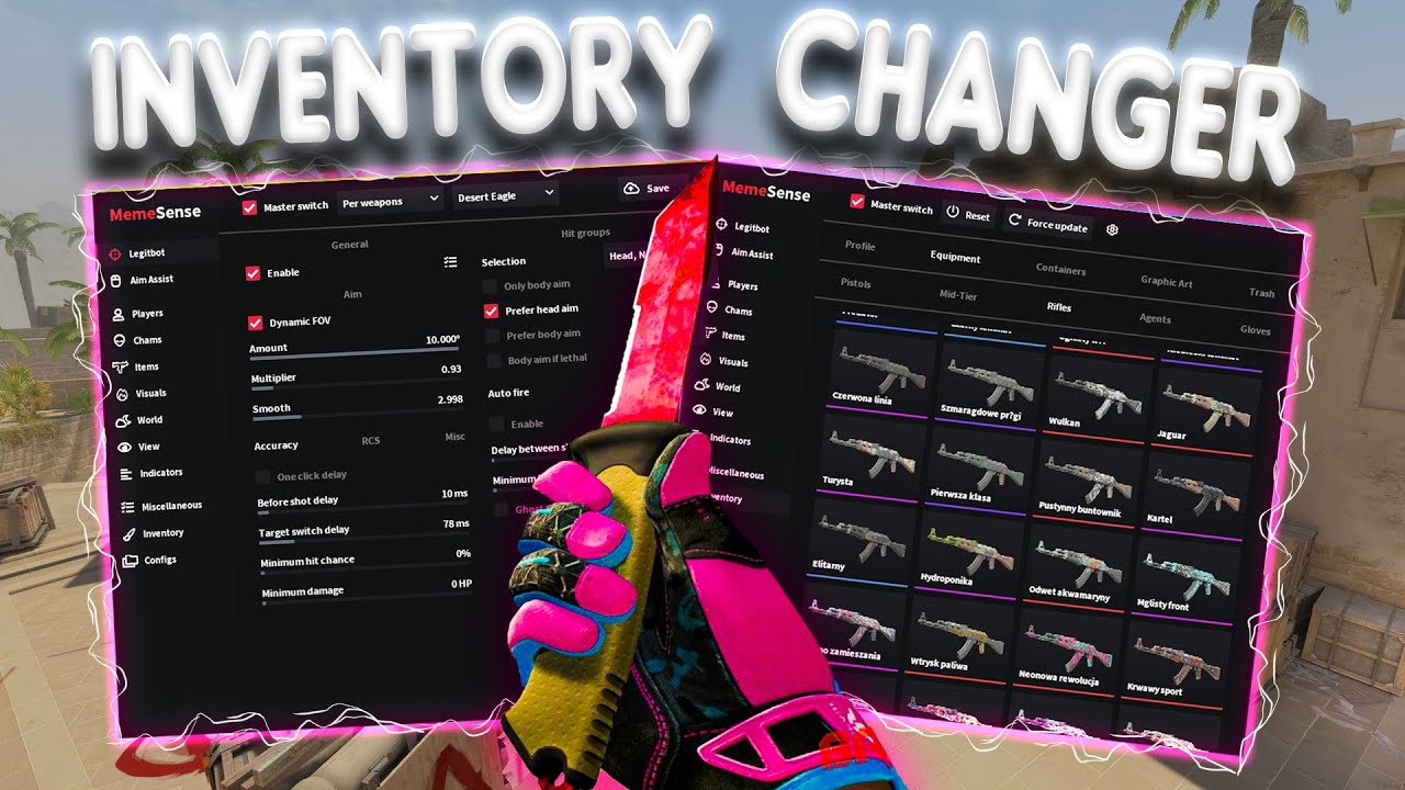 CS2 "Legit" Cheating ft. memesense.gg #4 - Inventory Changer! - YouTube