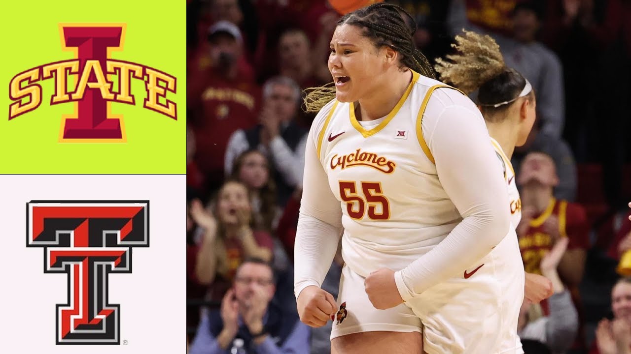 Iowa State vs Texas Tech | FULL GAME | Jan 28,2026 | Women's College ...