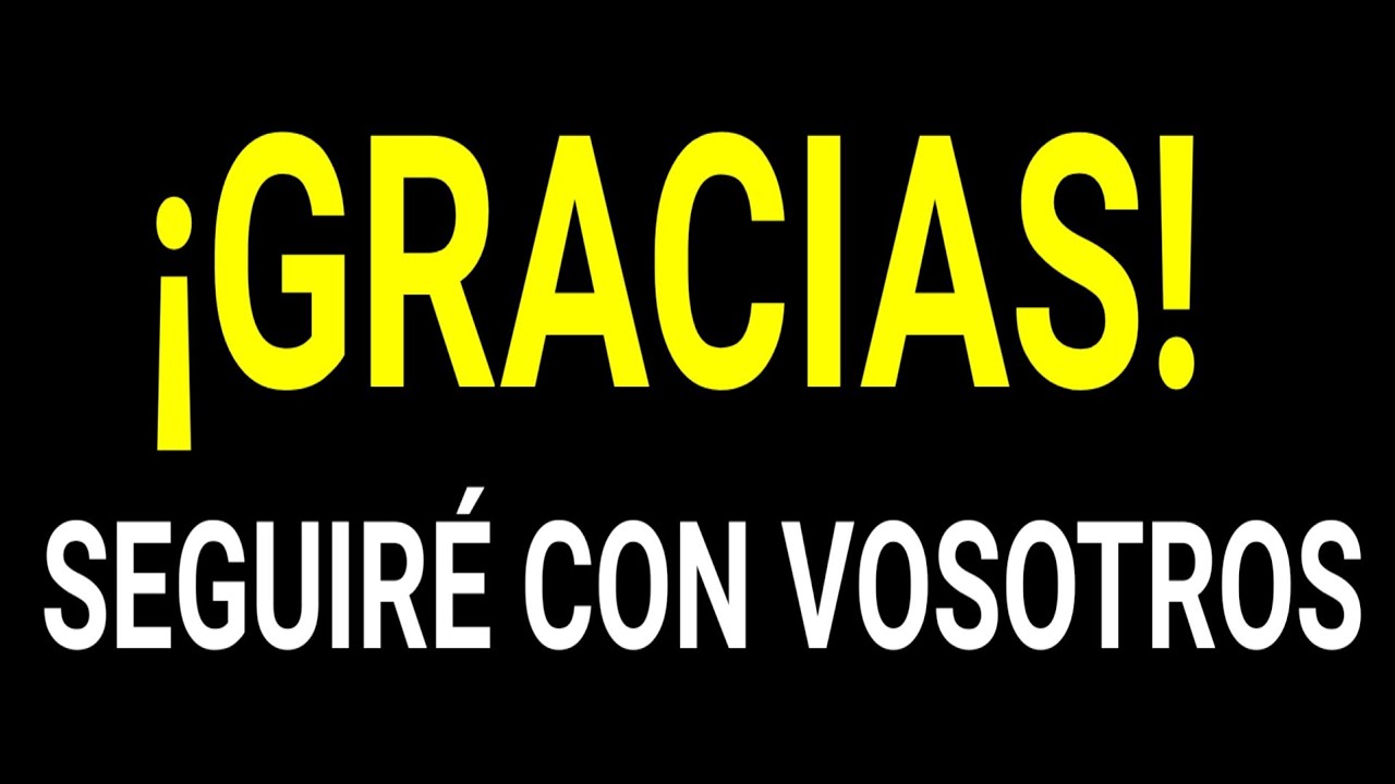 Gracias, seguiré adelante - YouTube