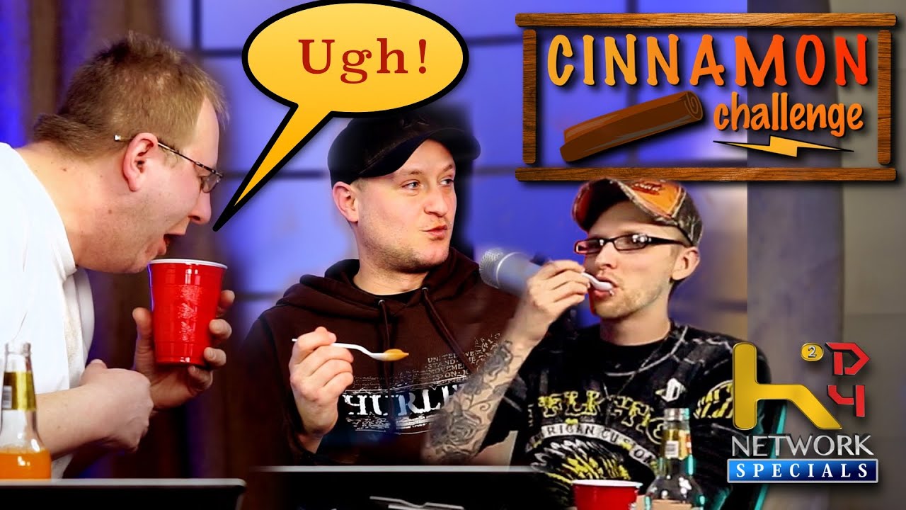 THE K2D4 NETWORK CINNAMON CHALLENGE - YouTube