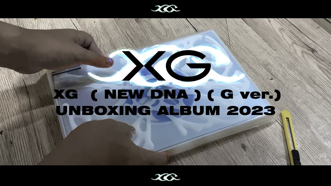 XG ( NEW DNA ) ( G ver.) UNBOXING ALBUM 2023 - YouTube