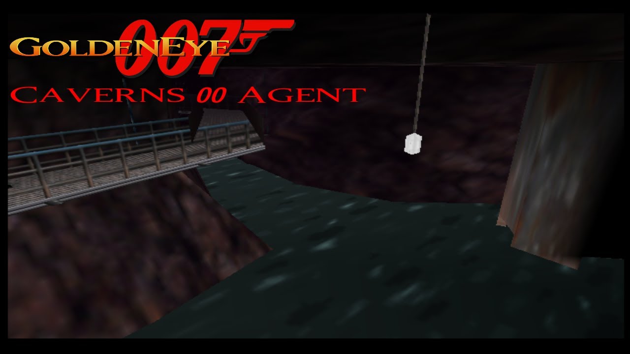 GoldenEye 007 N64 - Caverns - 00 Agent Tutorial #17 - YouTube