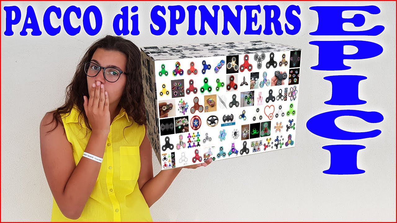 PACCO di FIDGET SPINNERS EPICI (by Giulia Guerra) - YouTube