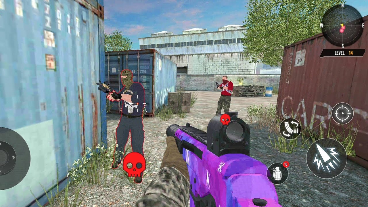 FPS Counter Shooting Game, Counter Strike Games Android Gameplay - YouTube