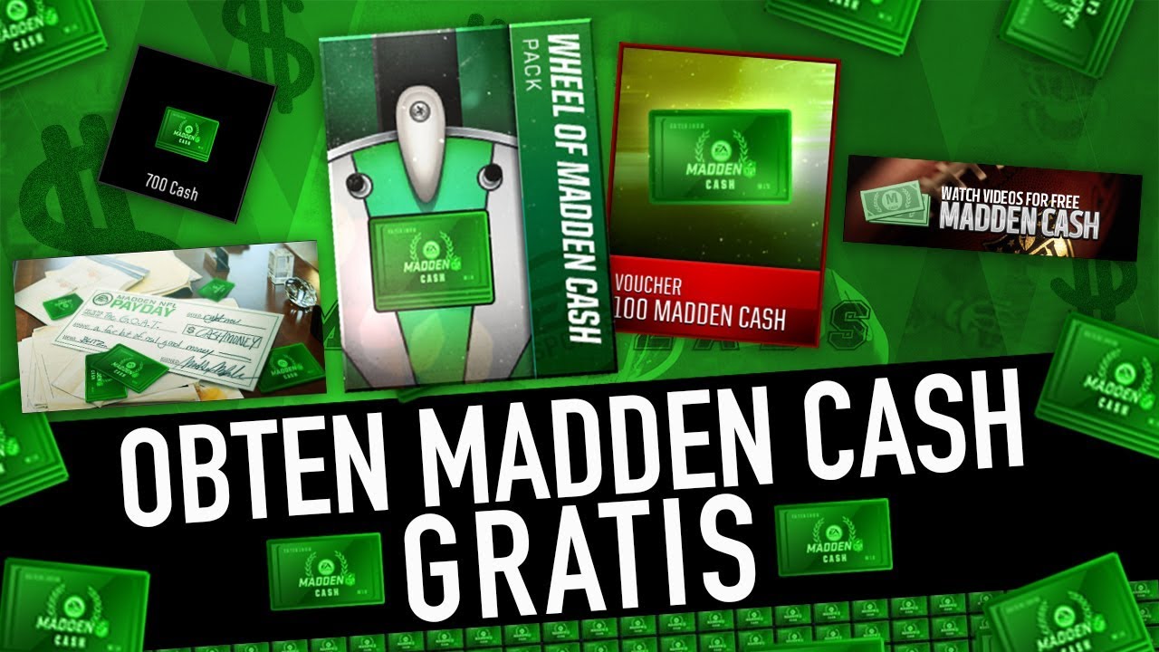 MADDEN CASH GRATIS EN MADDEN MOBILE - YouTube