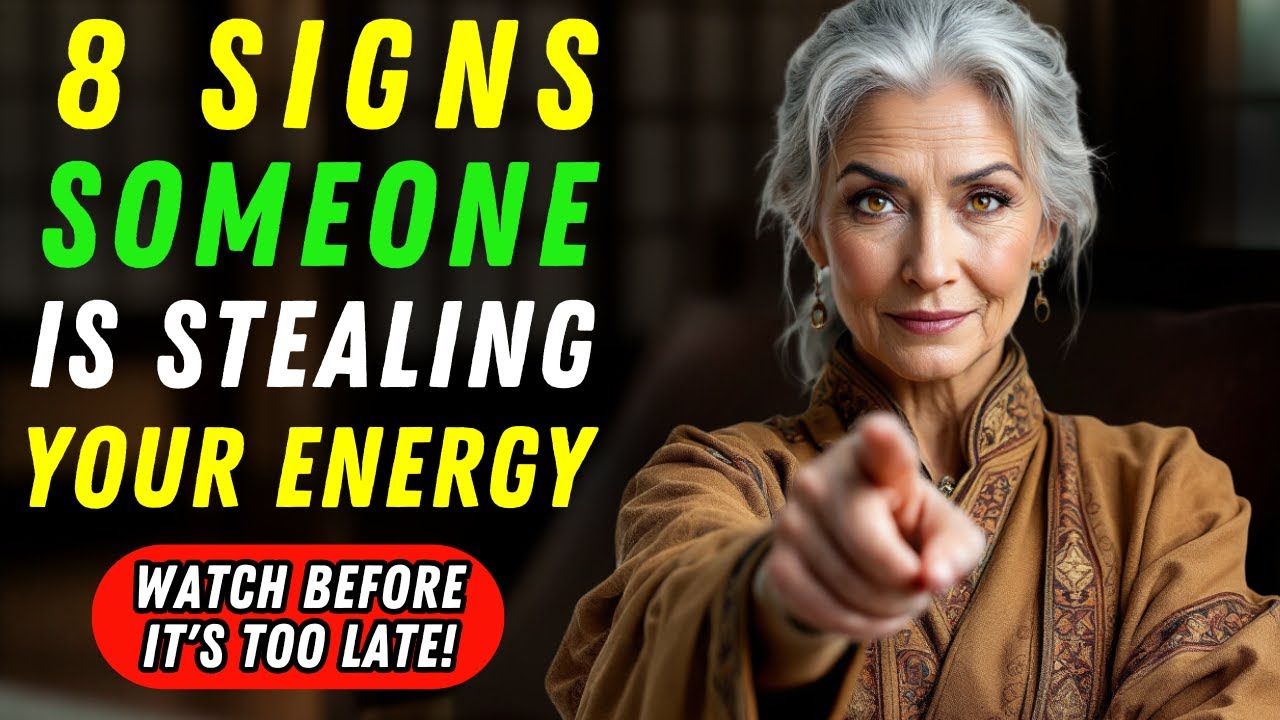 8 Signs Someone Is Stealing Your Energy | Buddhist Teachings - YouTube