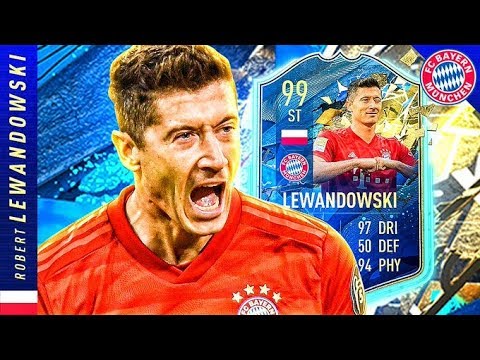 WORTH THE COINS?! 99 TEAM OF THE SEASON LEWANDOWSKI REVIEW!! FIFA 20 ...
